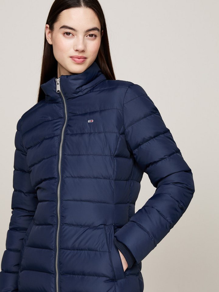 Tommy Jeans Steppmantel Tjw Essential Hooded Down Coat Mit Fellimitat